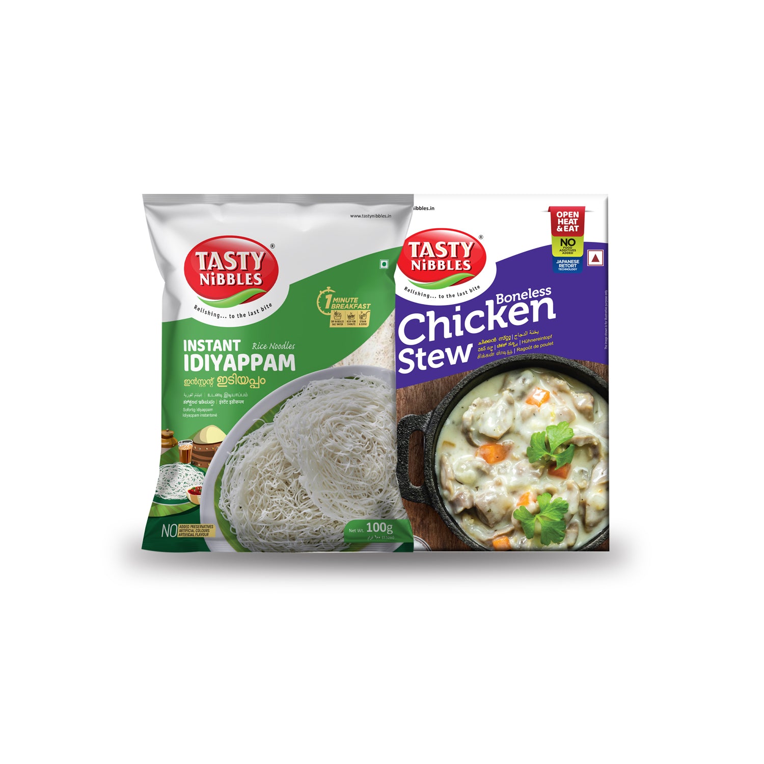 Non veg breakfast | Instant Idiyappam 100g | Chicken Stew 200g – Tasty ...