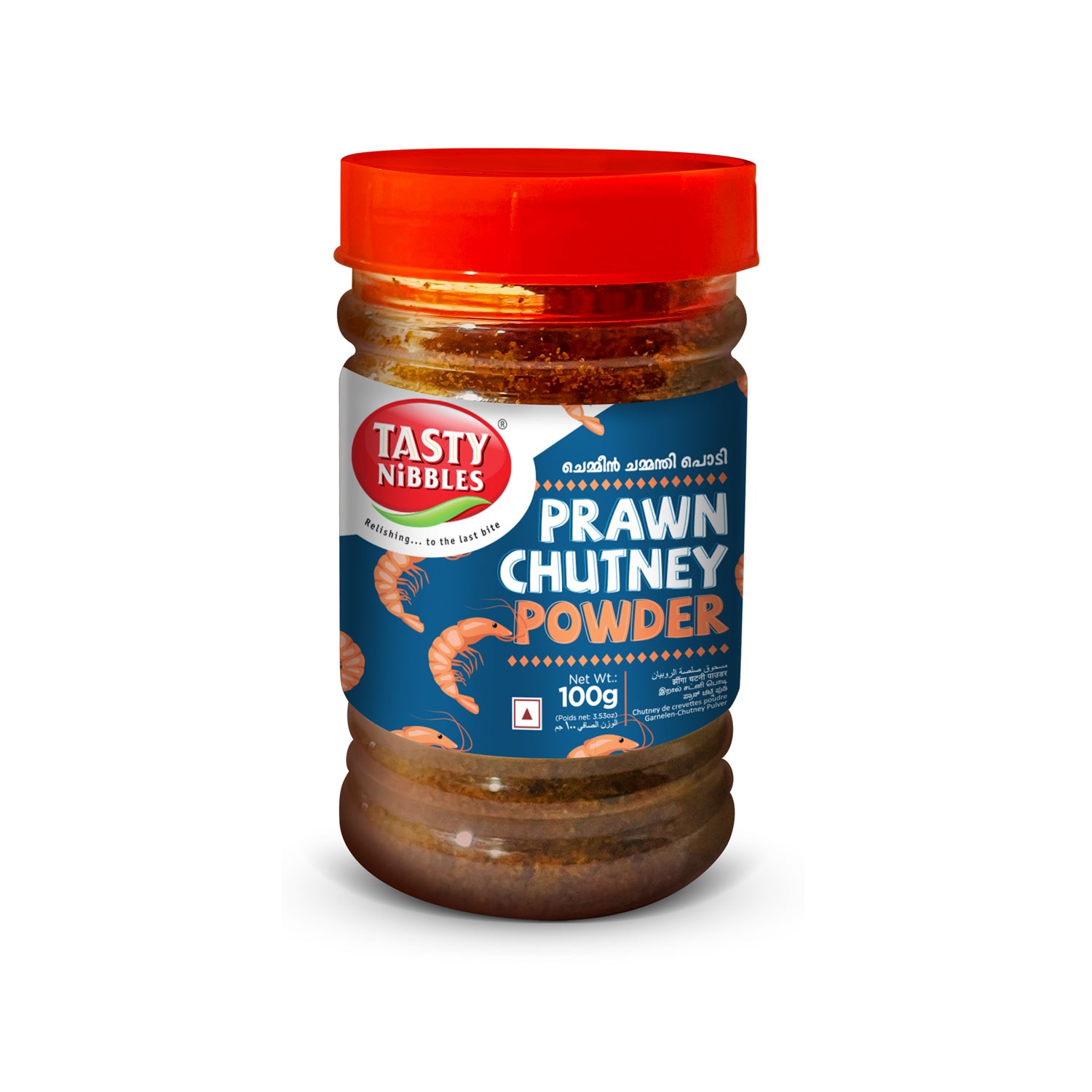 Prawn Chutney Powder 100gm Pet Jar – Tasty Nibbles