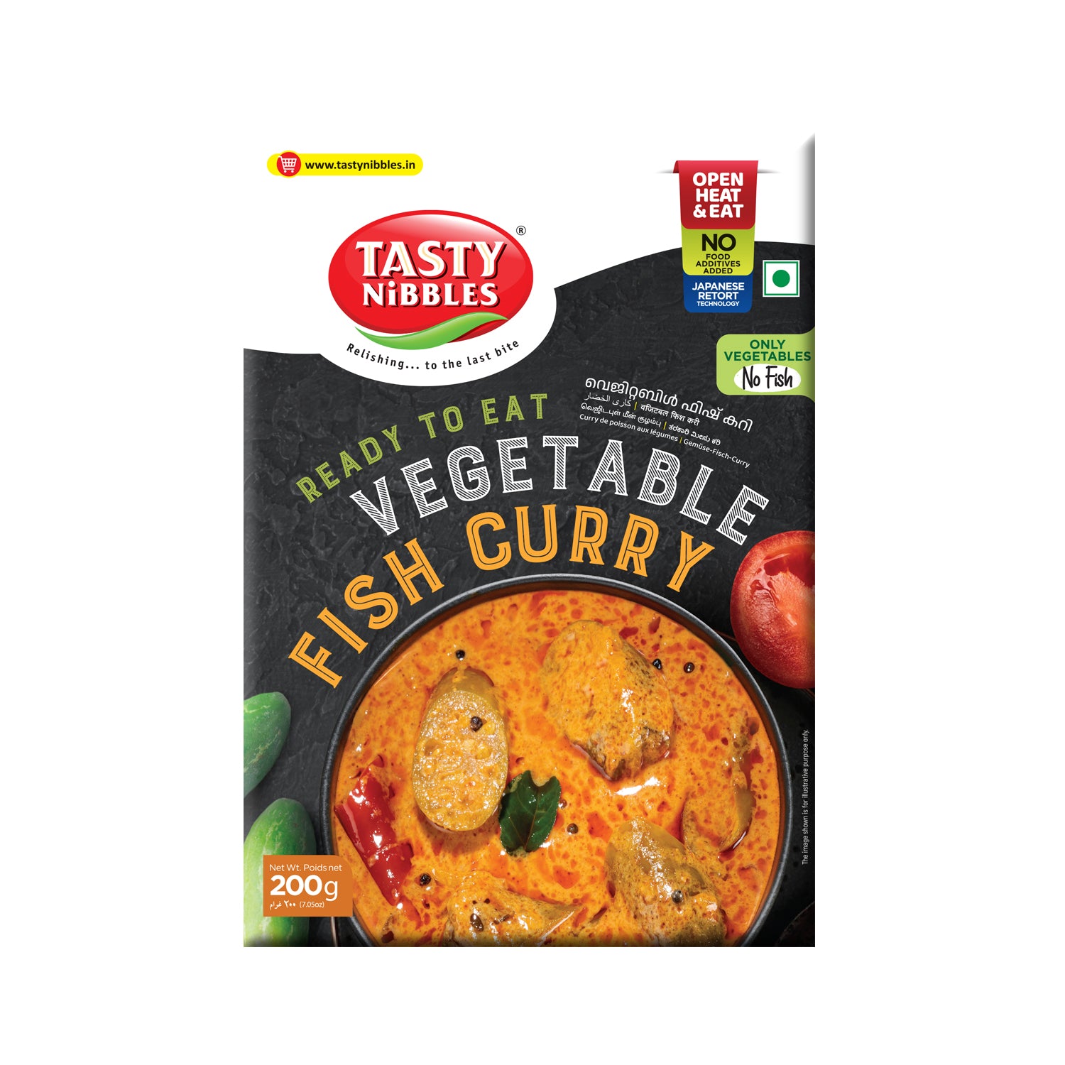 Vegetable Fish Curry 200g | Only Vegetables No Fish – Tasty Nibbles