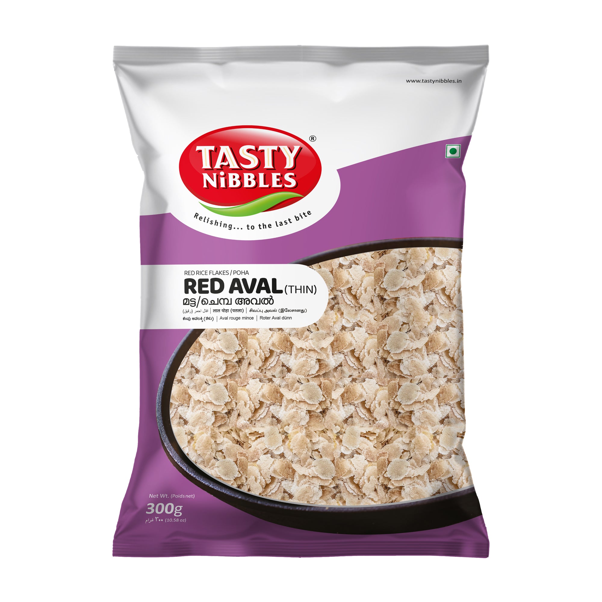 Red Aval (Thin) | Red Rice Flakes / Poha 300g – Tasty Nibbles