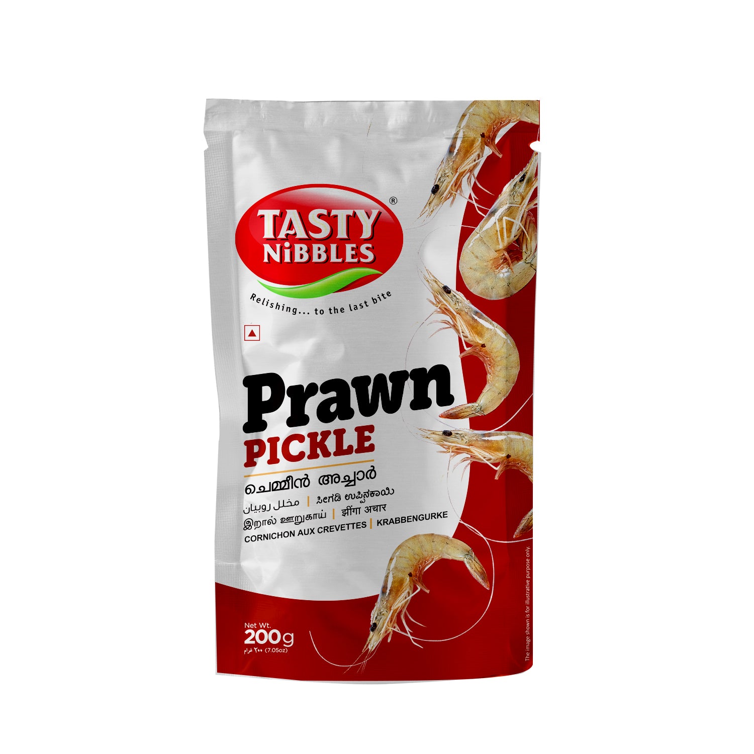 Prawn Pickle Pouch – Tasty Nibbles