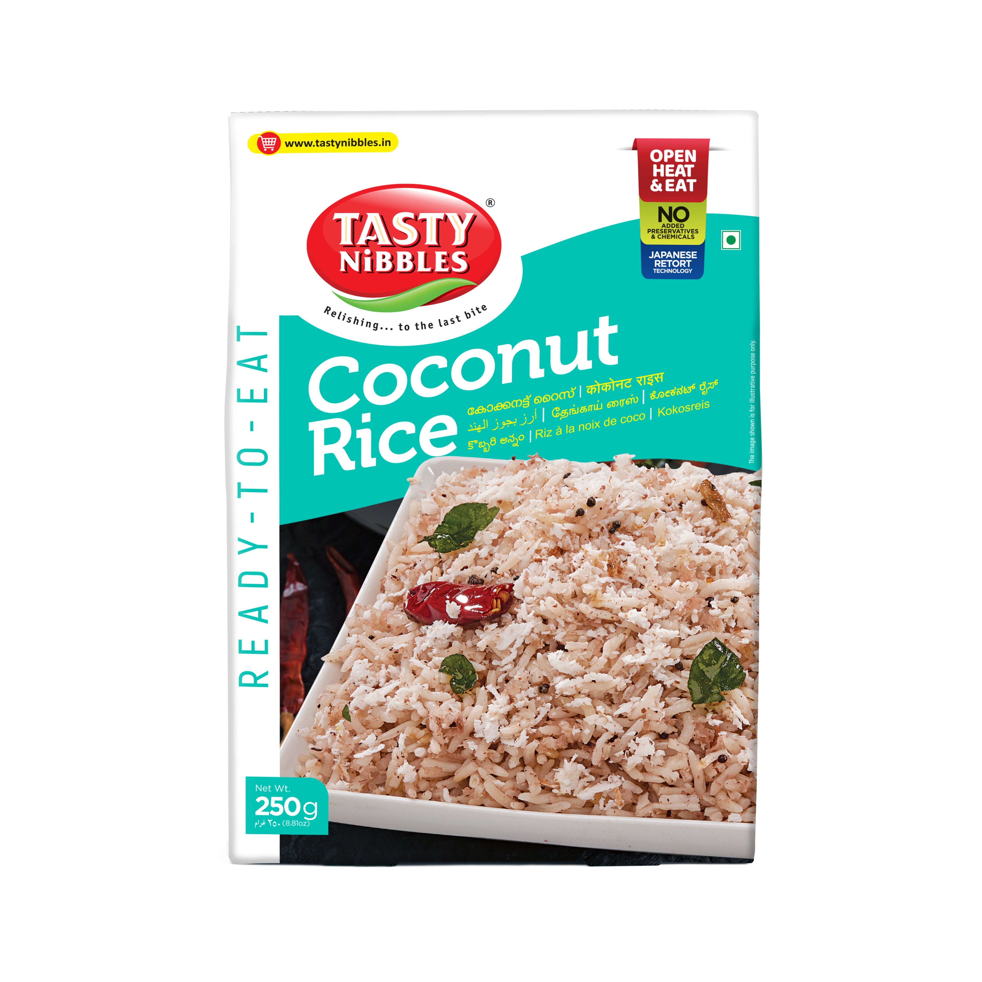 Coconut Rice 250g – Tasty Nibbles